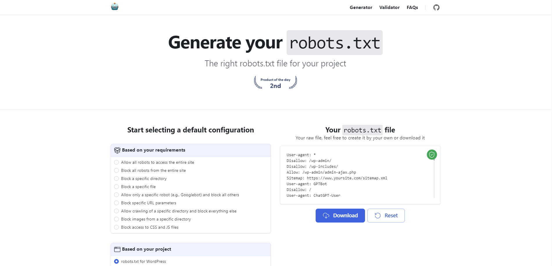 Générer vos fichiers robots.txt gratuitement en ligne - Labo JNG WEB