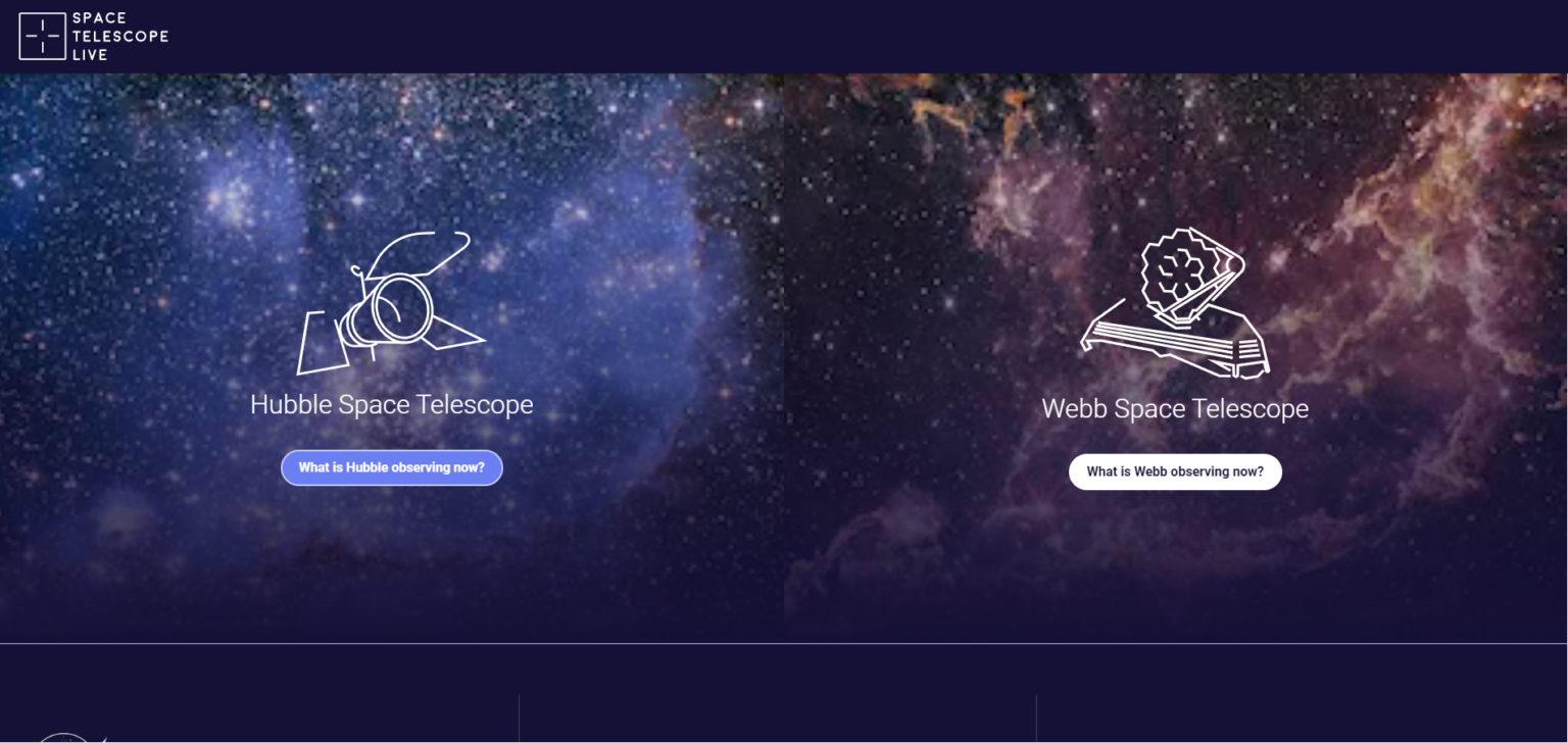 Voyagez dans l'univers depuis votre PC grâce aux télescopes spatiaux James Webb et Hubble - Labo ...