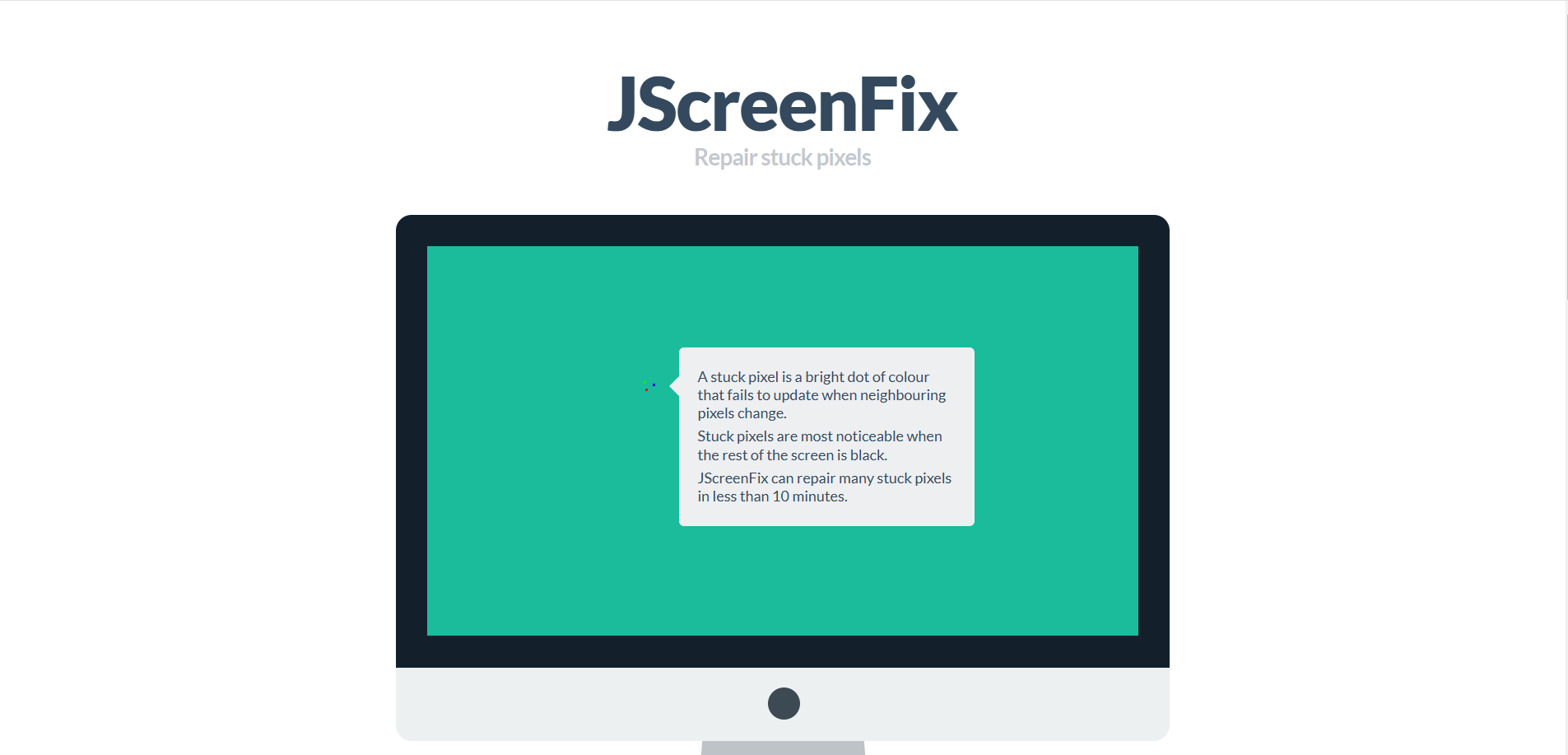Découvrez JScreenFix : Une solution efficace pour réparer les pixels ...