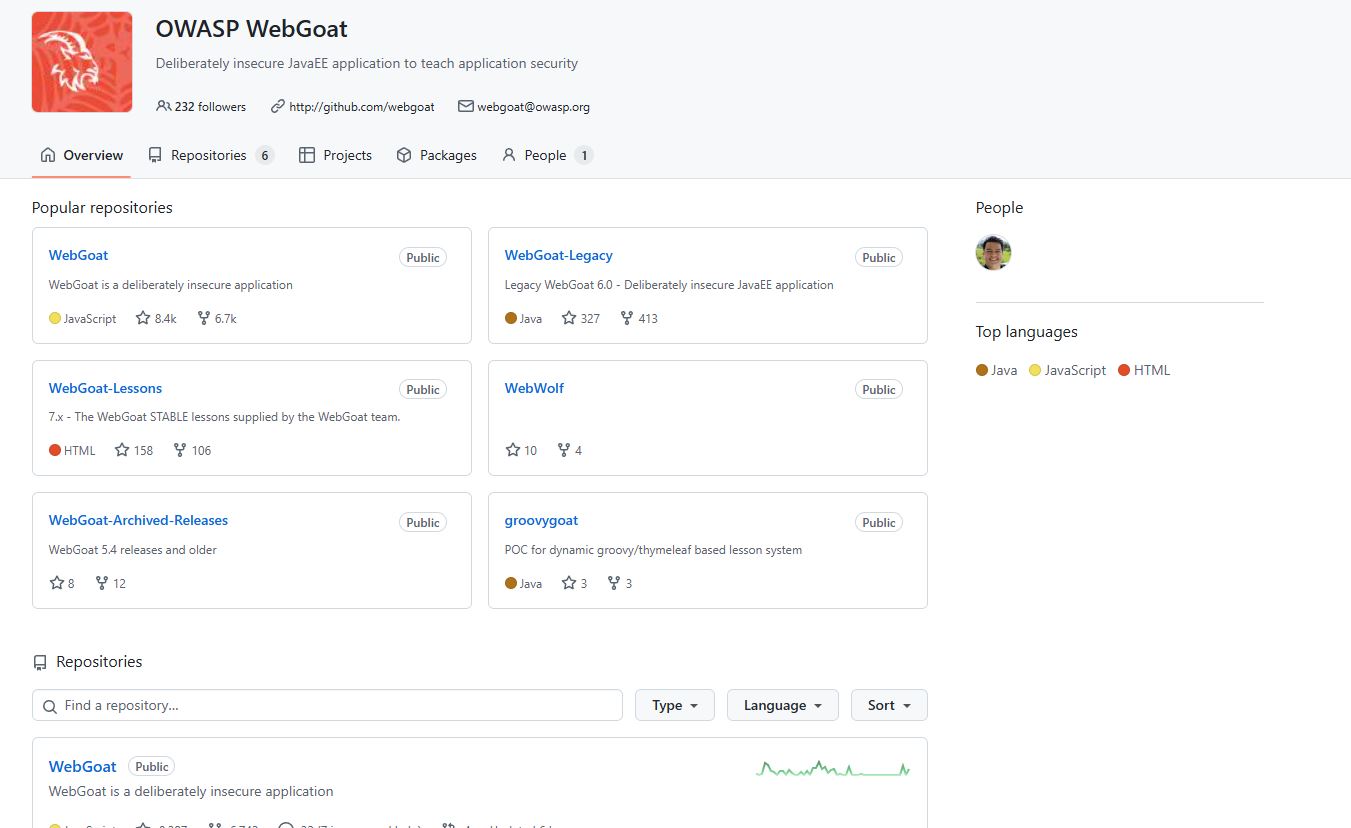 WebGoat — son origine, ses usages, ses avantages et limites - Labo JNG WEB