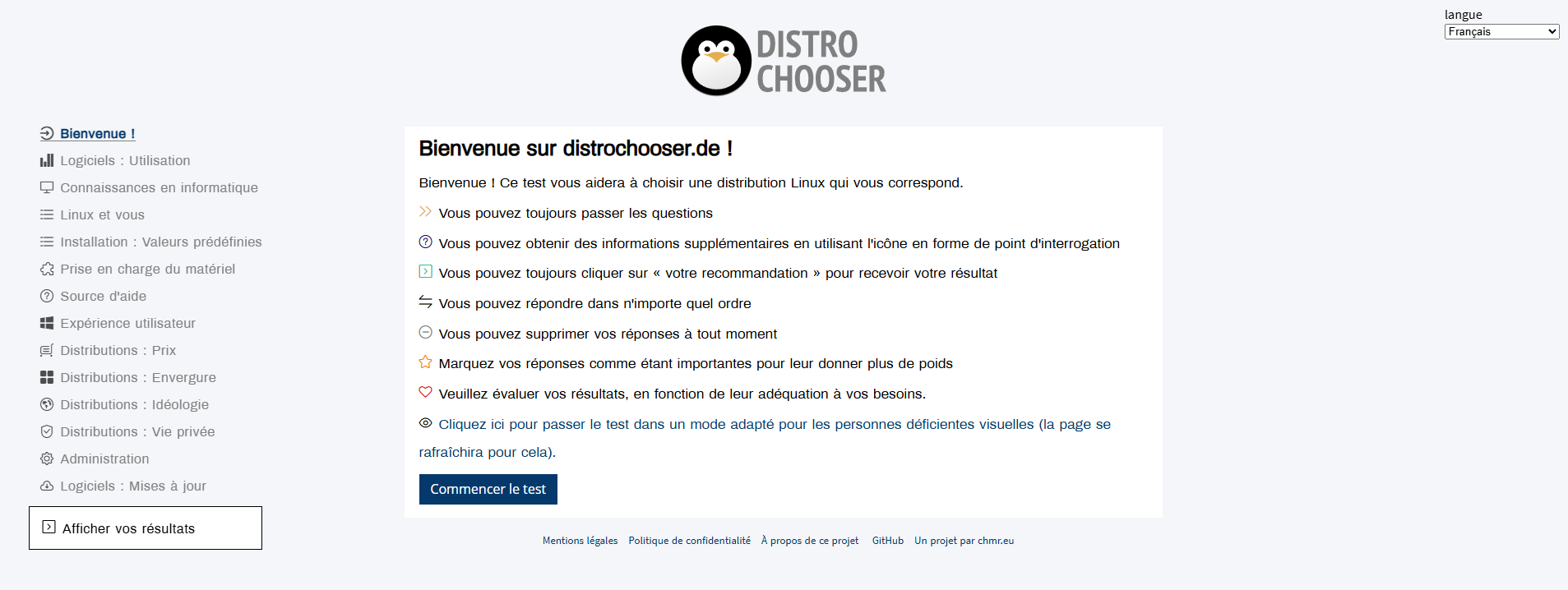 Distrochooser : l’outil idéal pour choisir la bonne distribution Linux - Labo JNG WEB